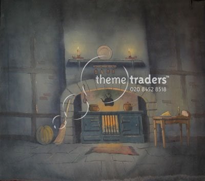 Cinderella Kitchen Backdrop | Theme Traders