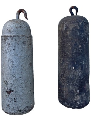Vintage 20 Centimetre Plumb Weights | Theme Traders
