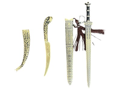 Eastern Brass Dagger Letter Knives Theme Traders